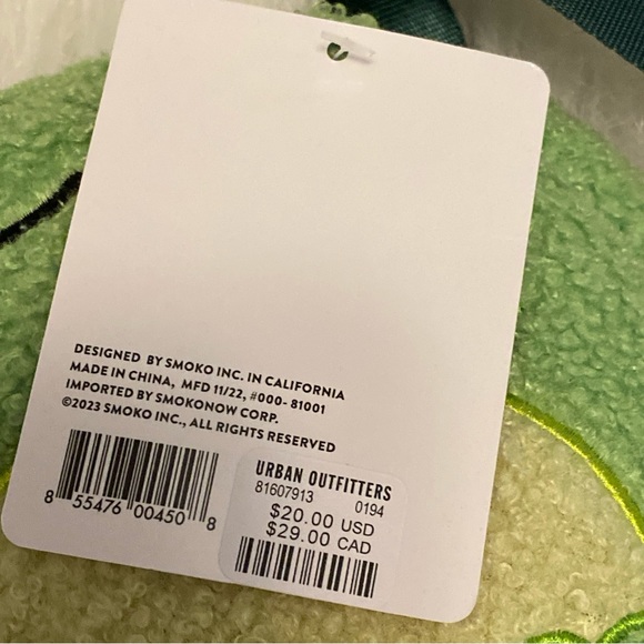 Smoko | Bags | Smoko Frankie The Frog Plushie Bag | Poshmark